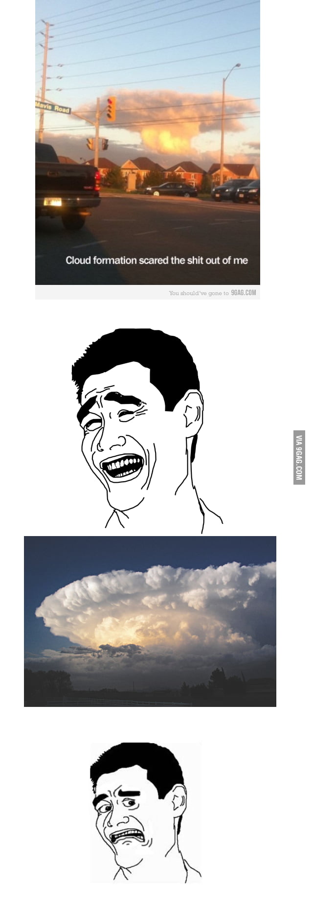 B*tch Please.... This is a real funnel cloud - 9GAG
