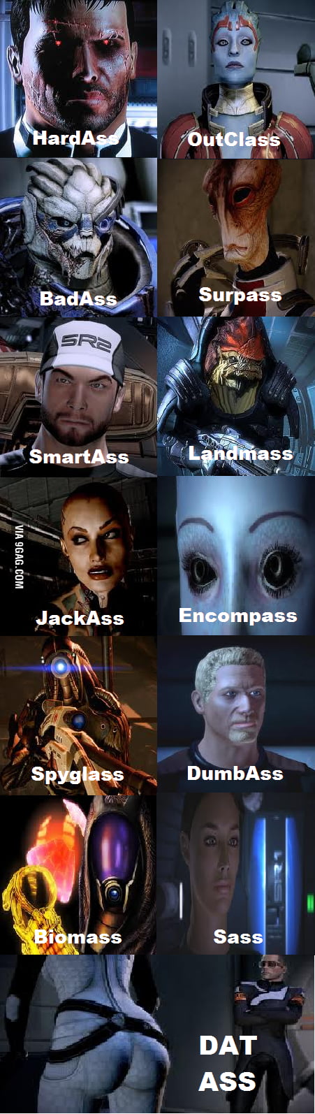 Mass Effect Categories - 9GAG