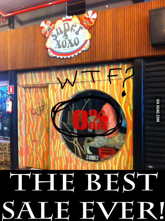 THE BEST SALE EVER! - 9GAG