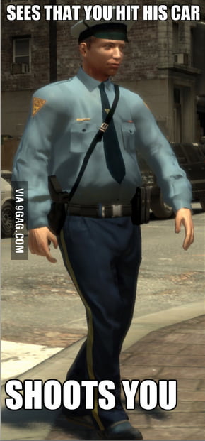 Gta Cop logic - 9GAG