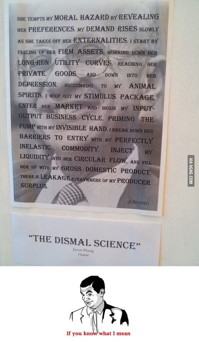 "The Dismal Science" - 9GAG