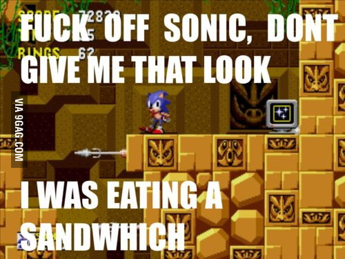 Damn Sonic...... - 9GAG