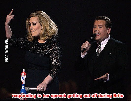 Just Adele being Adele... - 9GAG