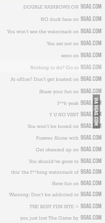 Watermarks of 9Gag - 9GAG