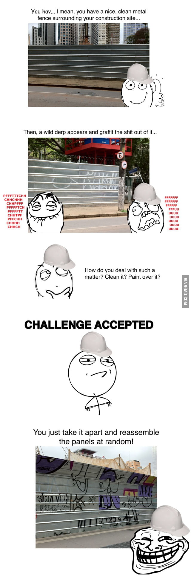 Construction troll - 9GAG