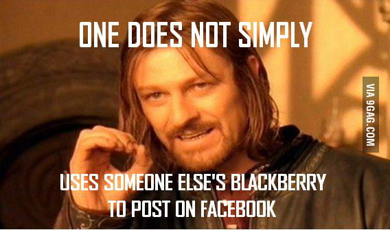 ONE DOES NOT! - 9GAG