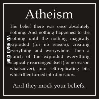 The meaning of atheism - 9GAG