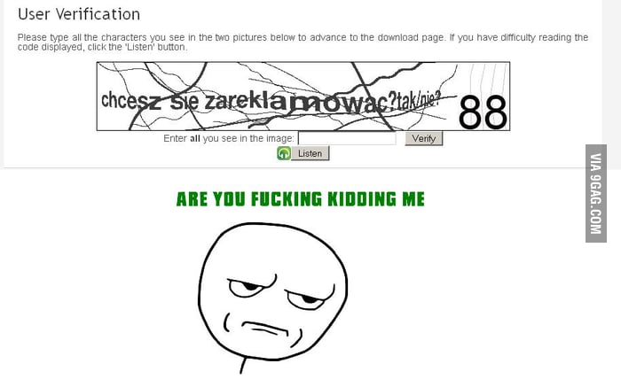 Just Captcha - 9GAG