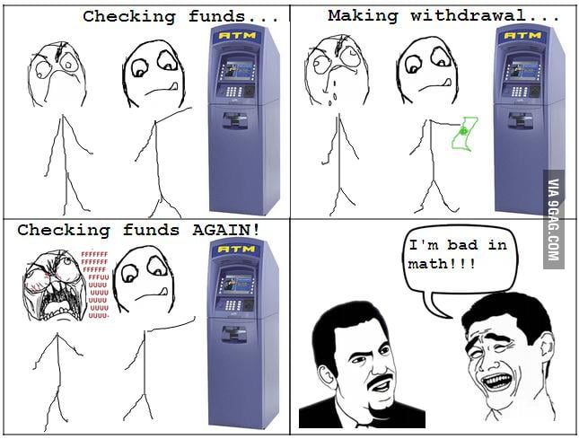 ATM queue - 9GAG