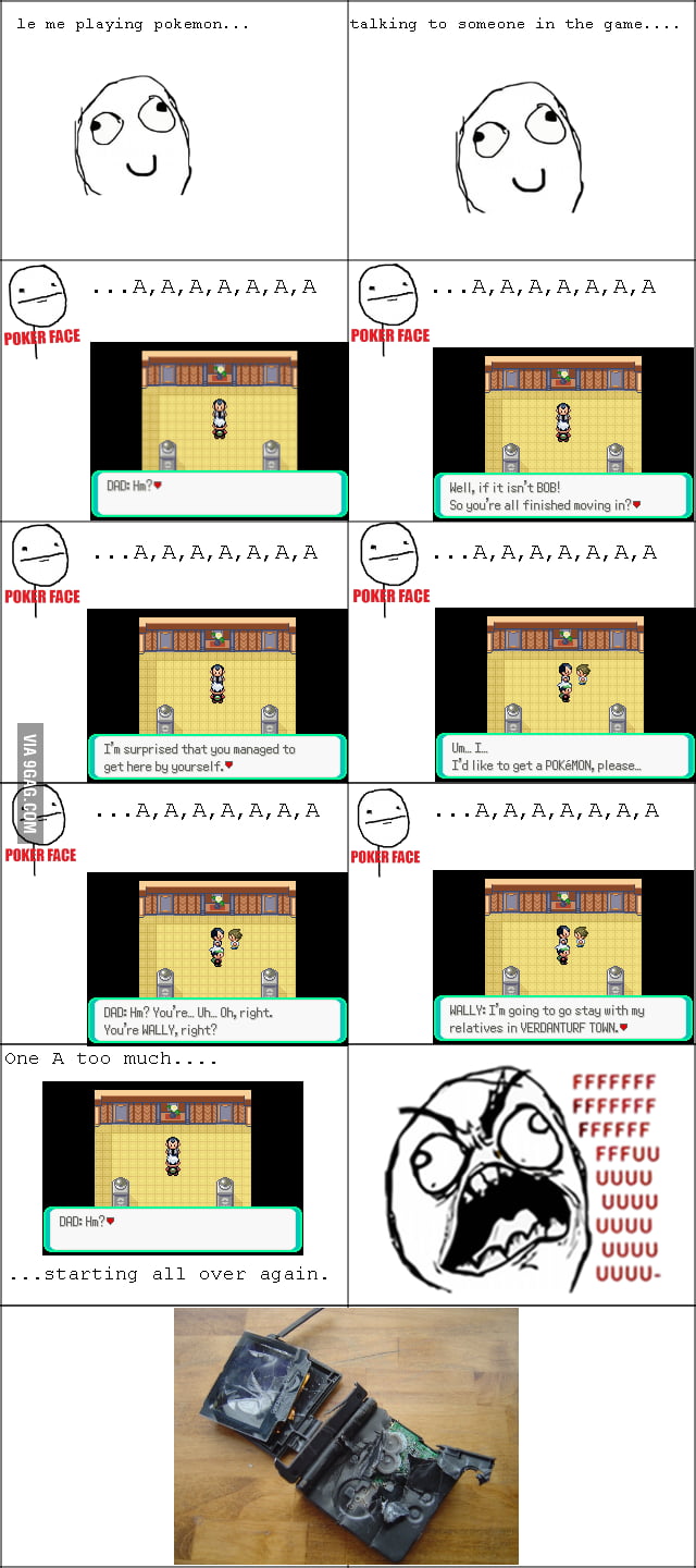 Playing Pokemon 9gag
