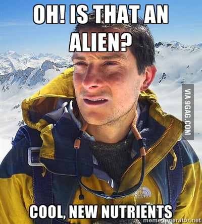 Aliens? Nop, food. - 9GAG