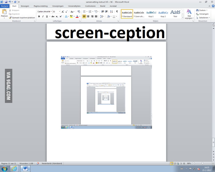 Just screen-ception - 9GAG