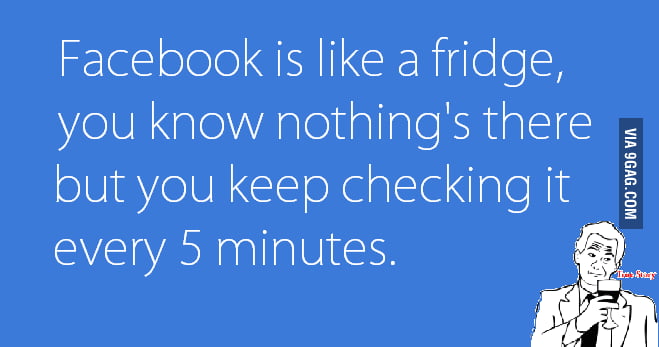 Facebook=Fridge - 9GAG