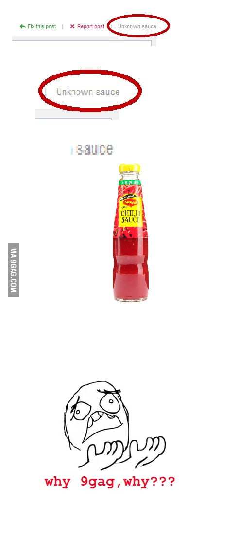Chili sauce? - 9GAG