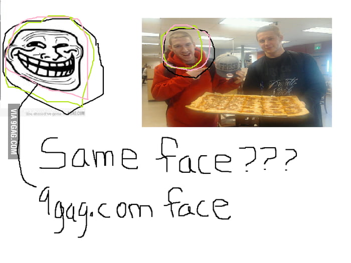 Same face??? - 9GAG