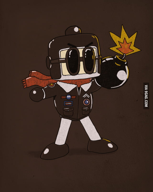 Bomberman in a Bomber Jacket - 9GAG