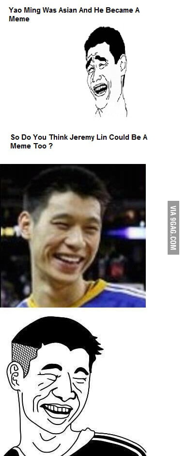 Jeremy Lin As Meme ? - 9GAG