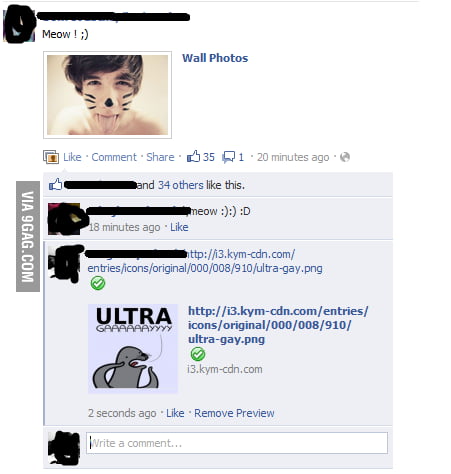Ultra GAAAAAAAY strikes again - 9GAG