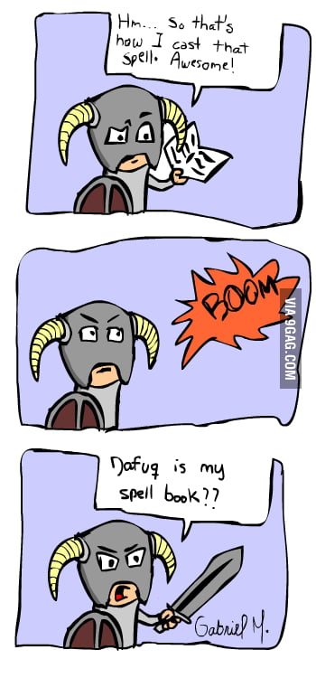 Skyrim logic - 9GAG