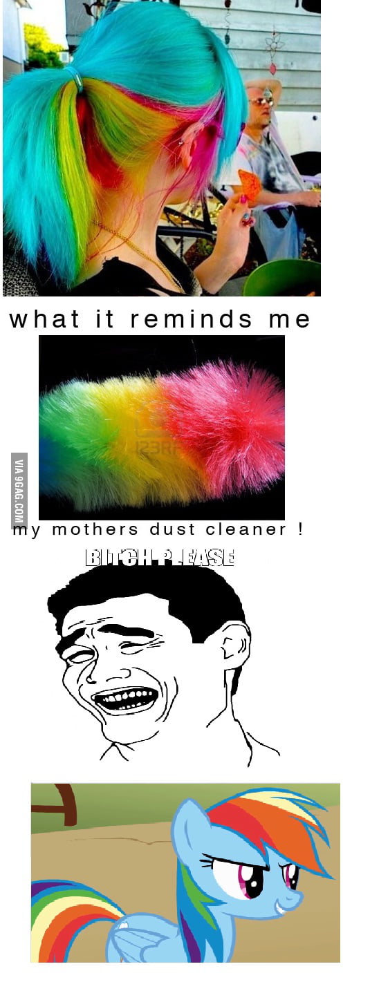 Rainbow Dash Haircut - 9GAG