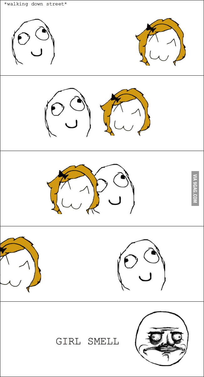 Girl smell - 9GAG