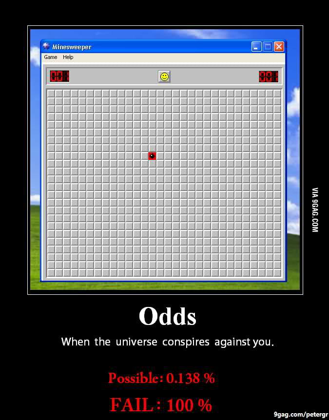 Minesweeper FAIL - 9GAG