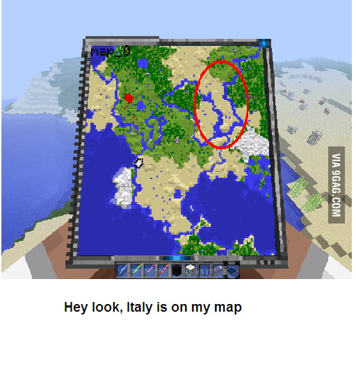 Minecraft's Italy - 9GAG