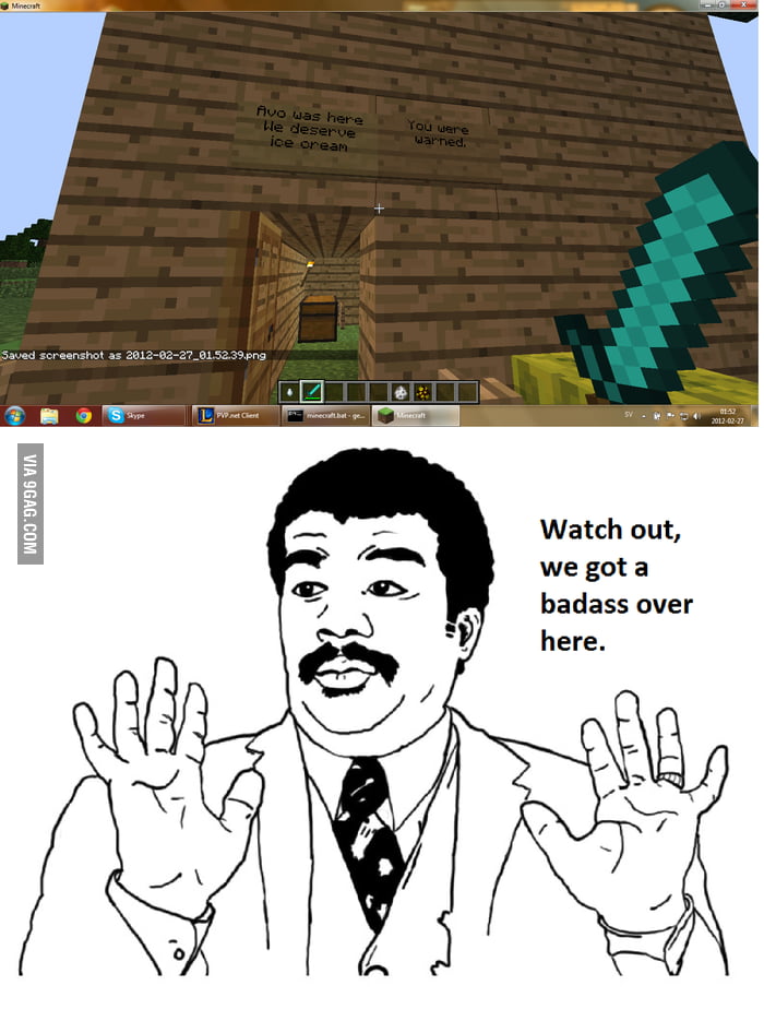 Minecraft badass.. - 9GAG