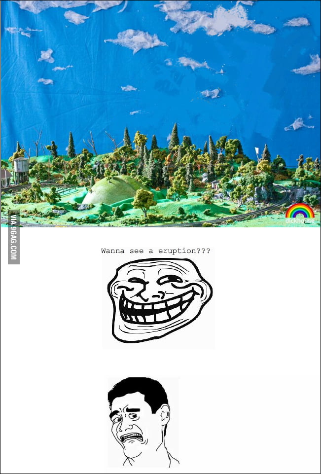 Volcano level: Jackass - 9GAG
