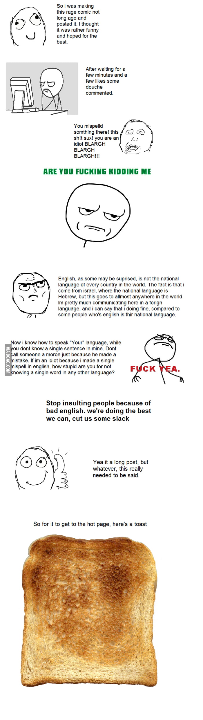 Just a toast - 9GAG