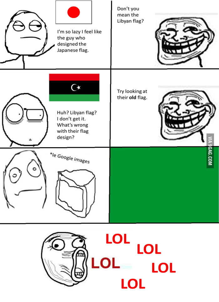 The Old Libyan flag - 9GAG