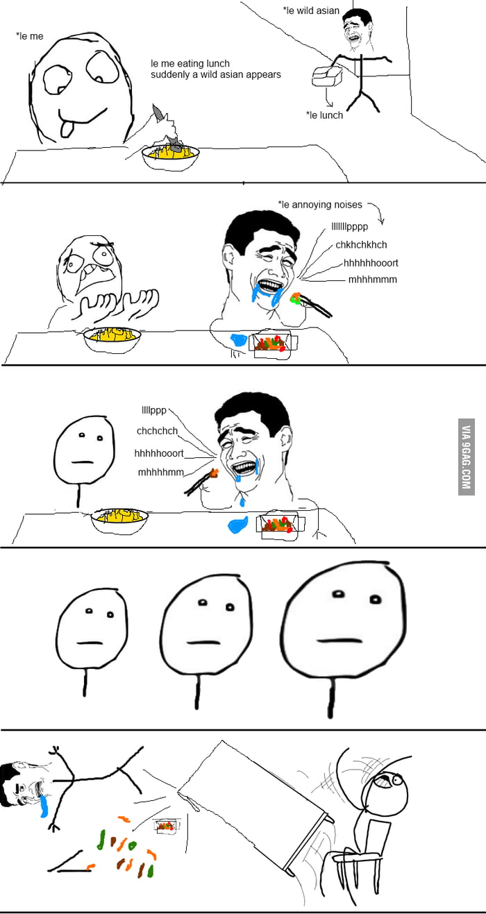 Y U NO EAT like a sir? - 9GAG