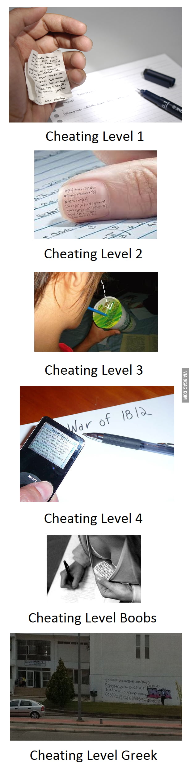Cheating Level Greek University - 9GAG