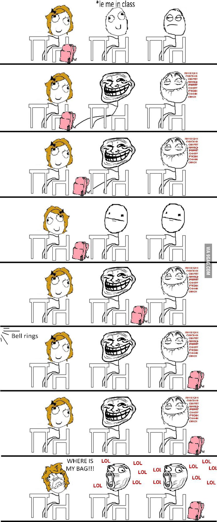 Trolling in class - 9GAG