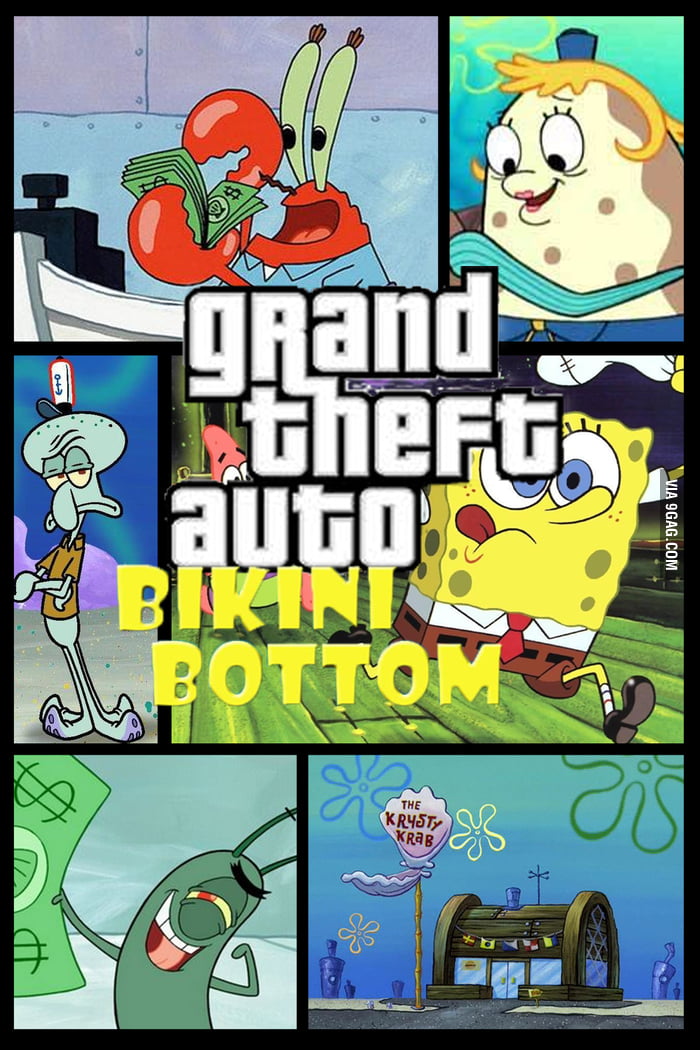 GTA Spongebob - 9GAG