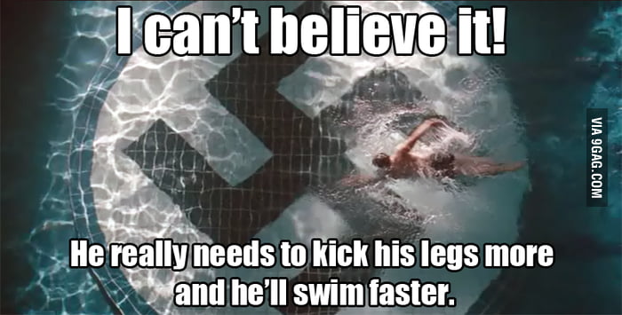 He's got the wrong technique... - 9GAG