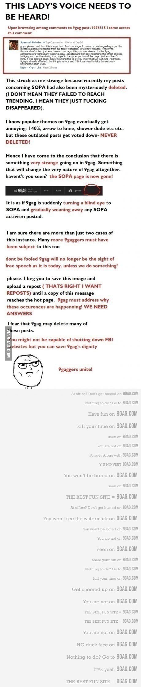Stop sopa, save 9gag! - 9GAG