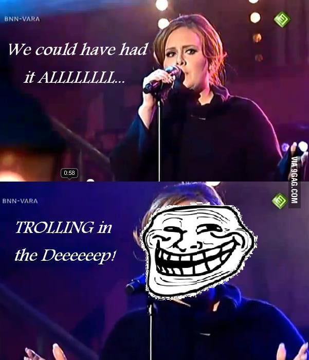 Adele Troll - 9GAG