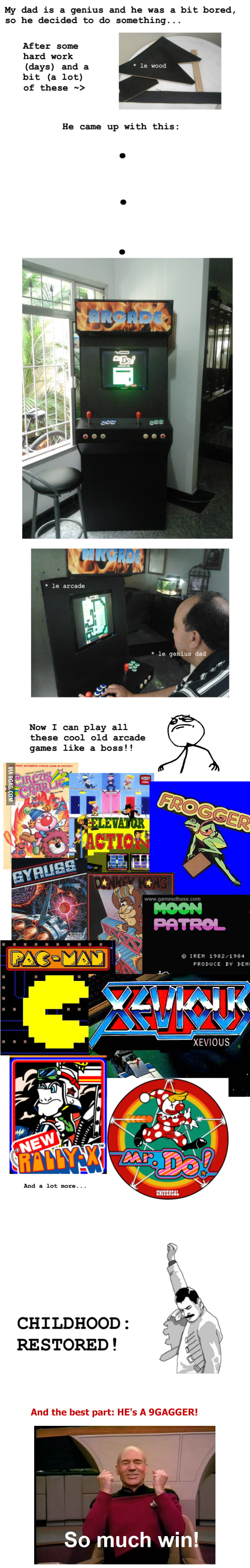 Dad level: over 9000!!! - 9GAG