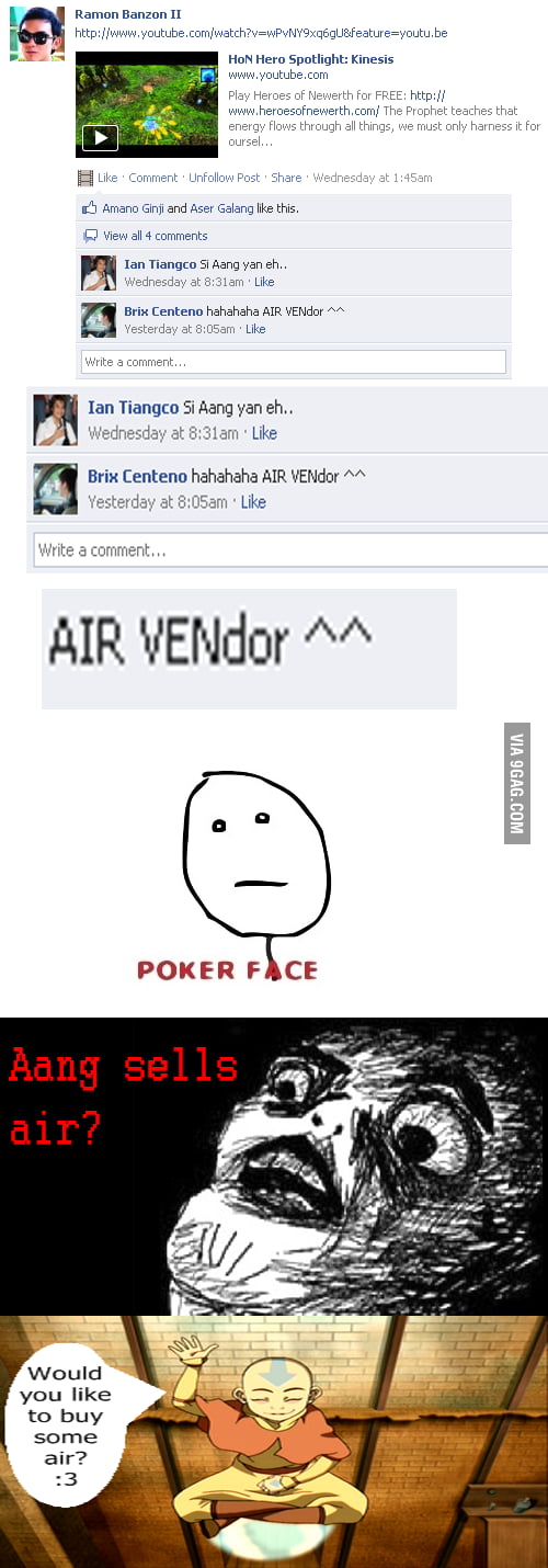 Facebook comment fail - 9GAG