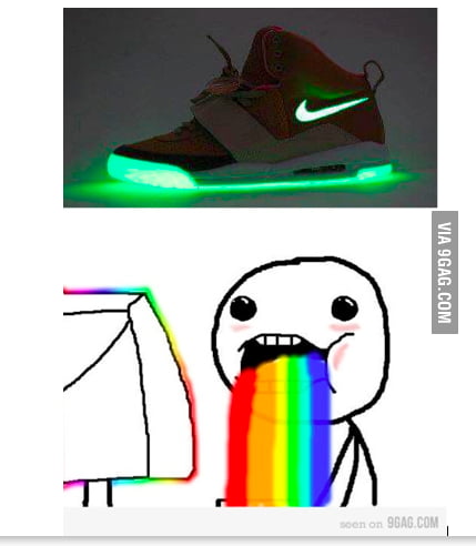 Rainbow Puke - 9GAG