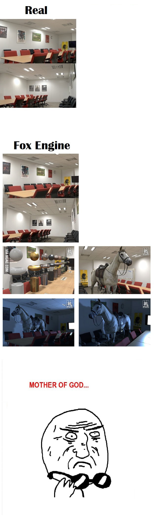 From Kojima Productions new engine - 9GAG