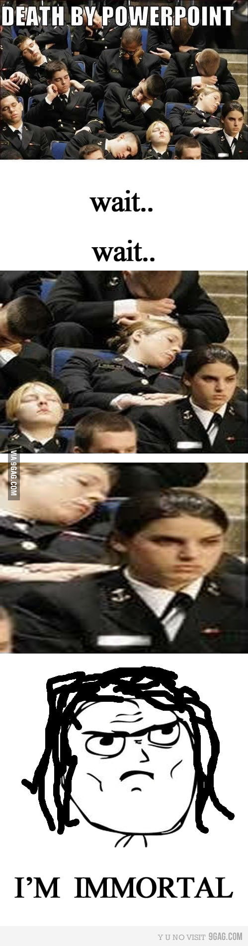 Immortal level : POWERPOINT - 9GAG