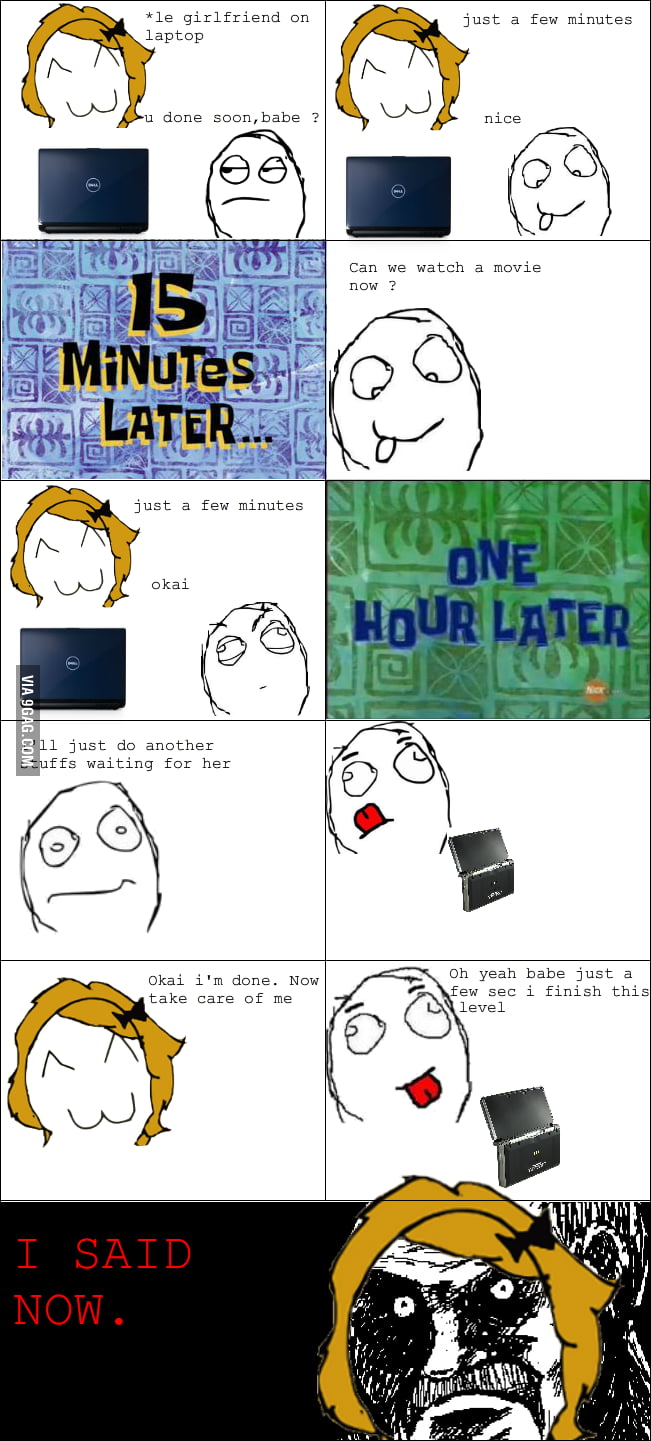 Girlfriend logic. - 9GAG