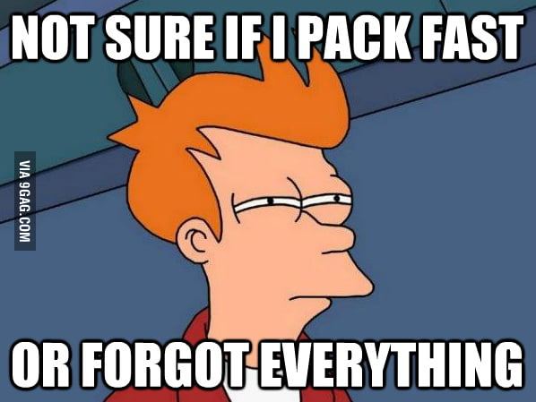 Packing... - 9GAG