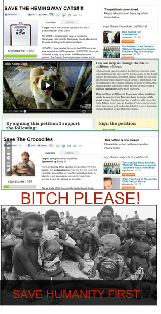 Humanity First. - 9GAG