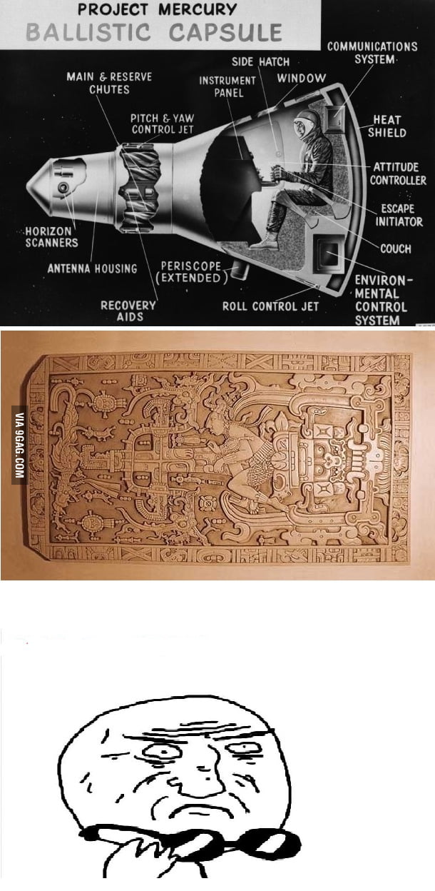 Aztec spaceship. - 9GAG
