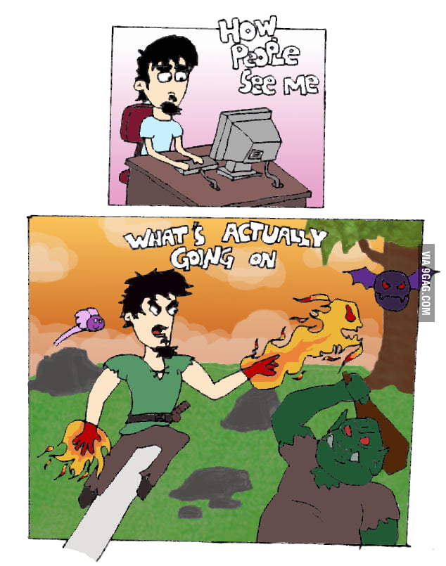 Gamer Imagination - 9GAG