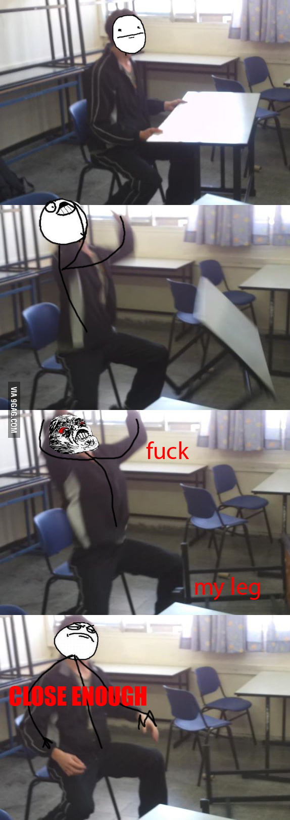 Table Flip Real Life Edition - 9GAG