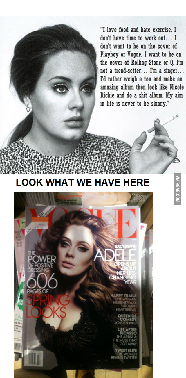 Just Adele being Adele - 9GAG